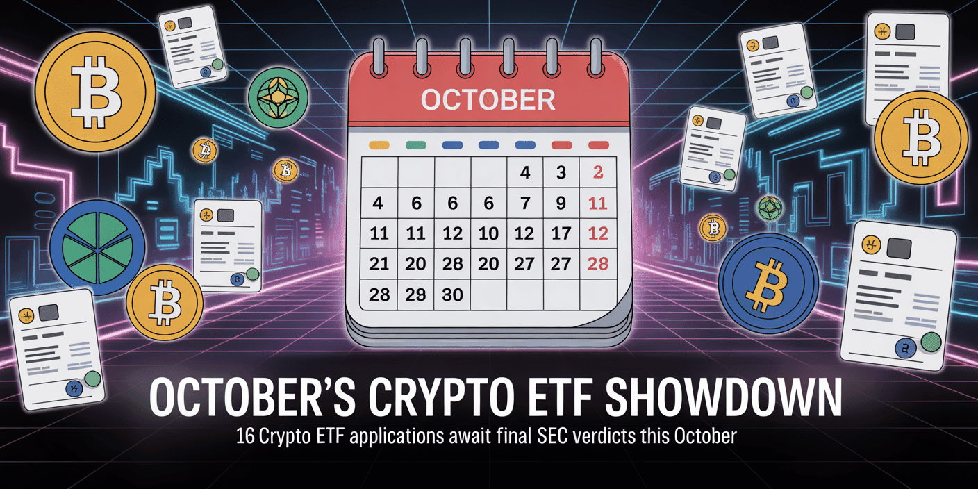 October Shapes Up as Pivotal Month for Crypto ETF Decisions - Genfinity